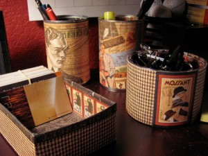 Vintage desk set in 4 easy steps – The art of Jen Goode