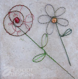 Make your own pretty wire garden art – The art of Jen Goode